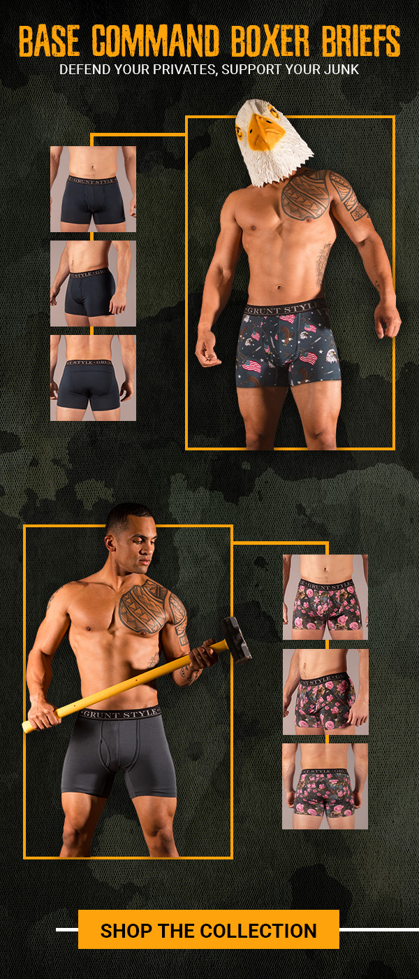 Introducing Base Command Boxer Briefs - Gruntstyle